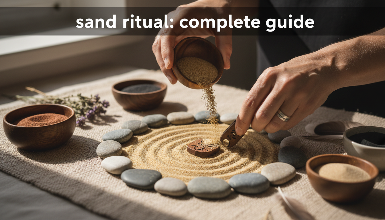 Rituel du sable : guide complet